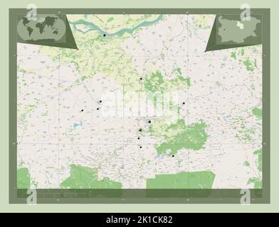 Veliko Tarnovo, province of Bulgaria. Open Street Map. Locations and ...