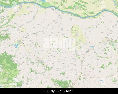 Vratsa, province of Bulgaria. Open Street Map. Locations and names of ...