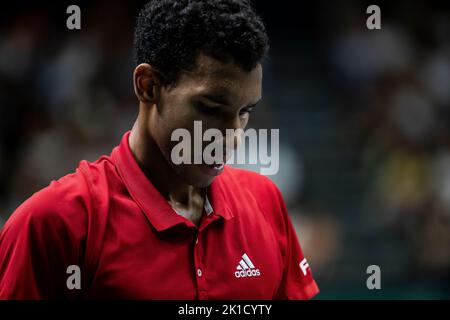 Valencia, Spain, September 17, 2022. Felix Auger-Aliassime of Canada ...