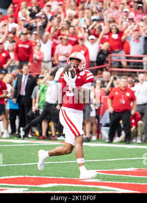 Lincoln, Nebraska, USA. 17th Sep, 2022. Nebraska player #72 NASH ...