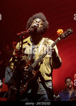 Zaragoza, Spain. 17th september, 2022. The British soul singer Michael ...