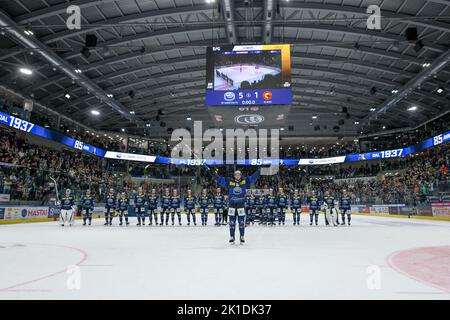 17.09.2022, Ambri, Gottardo Arena, NL: HC Ambri-Piotta - SC Bern, Ambri ...