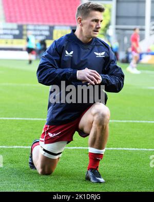 17th September 2022; Parc y Scarlets, Llanelli, Carmarthenshire, Wales ...