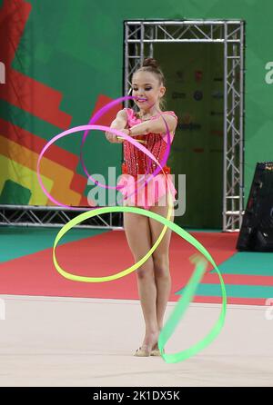 Stiliana Nikolova (Bulgaria), All-around final during the 2025 Rhythmic ...