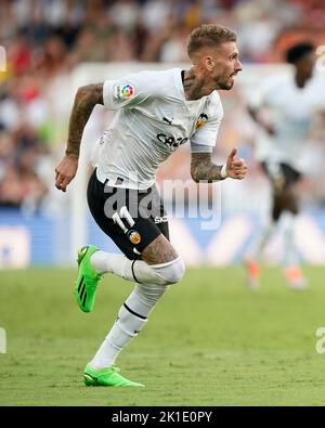Valencia, Spain, September 17, 2022. Felix Auger-Aliassime of Canada ...