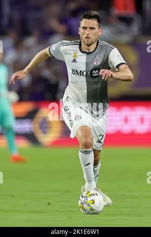 ORLANDO, FL - SEPTEMBER 27: Orlando City SC goalkeeper Joseph Bendik (1 ...