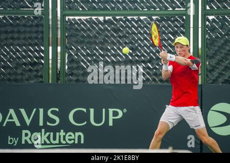 Zaragoza, El Salvador. 17th Sep, 2022. Elmer Moller from Denmark ...