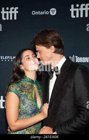 Isabel Machado, Christopher Briney attends the screening of the movie ...