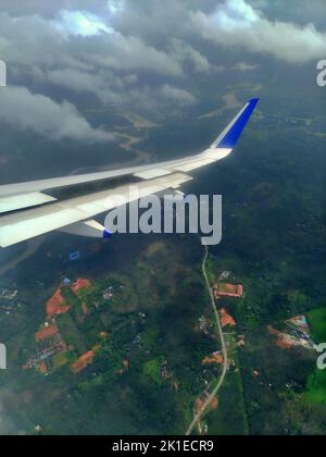 Aerial view of Mattanur/Kannur/ window seat view/ aircraft Stock Photo ...