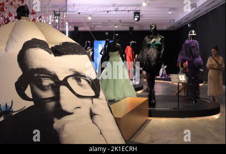 Creative director Israel's Alber Elbaz reacts after the presentation of ...