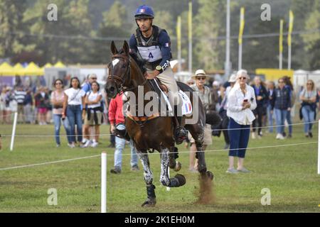 Astier Nicolas (FRA) riding Alertamalib'or during the cross-country ...