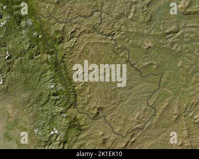 Kayanza, province of Burundi. Low resolution satellite map. Locations ...