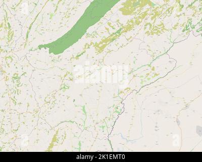 Ruyigi, province of Burundi. Open Street Map. Locations and names of ...