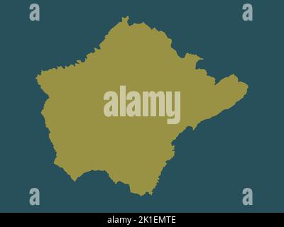 Ruyigi, province of Burundi. Solid color shape. Locations and names of ...