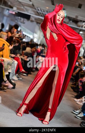 'The Longest Runway' during London Fashion Week SS23 at Lock No.4 ...