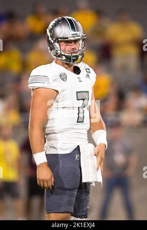Eastern Michigan quarterback Taylor Powell (7) during an NCAA football ...