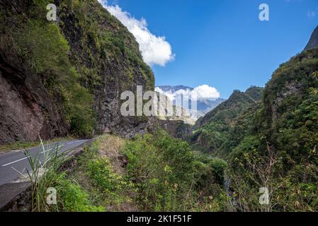 Highway in Réunion Island, France Stock Photo - Alamy