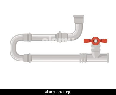 control plumbing valve cartoon vector illustration Stock Vector Image ...