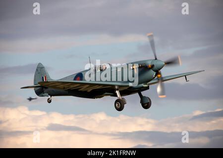 Supermarine Spitfire PR.XI (The NHS Spitfire) PL983 (G-PRXI) landing at ...