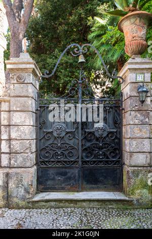 Old rusty metal gate in Kharian village Pakistan Stock Photo - Alamy