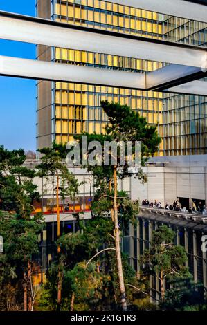 Facade of National Library of France by Dominique Perrault Stock Photo ...