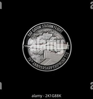 BRIXMIS Chipmunk 75th Anniversary Coin Stock Photo - Alamy