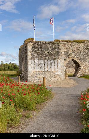 Castle Roy, Nethy Bridge, Scotland. 11th century fortress built by Clan ...