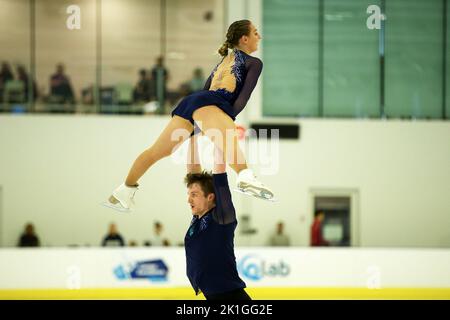 Lydia SMART & Harry MATTICK (GBR), during Pairs Short Program, at the ...