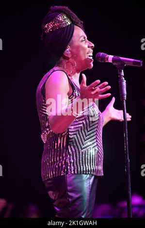 Janet Kay performs live on stage during the Giants Of Soul Tour at ...