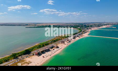 Aerial View Of Constanta City Skyline In Romania Stock Photo - Alamy
