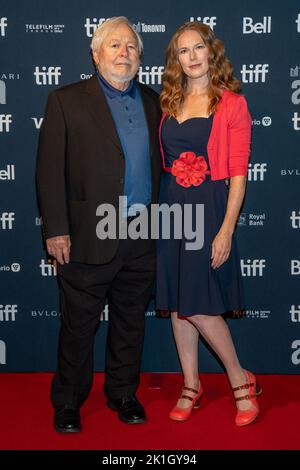 Donald Shebib and Emily Andrews (R) attend the "Nightalk" Premiere ...
