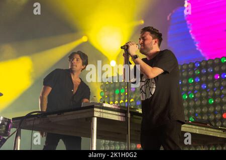 Vinnie Pergola and Kyle Kaplan of Phantoms during the Life Is Beautiful ...