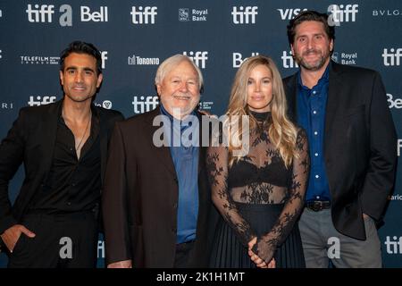 (L-R) Al Mukadam, Donald Shebib and Ashley Bryant attend the "Nightalk ...