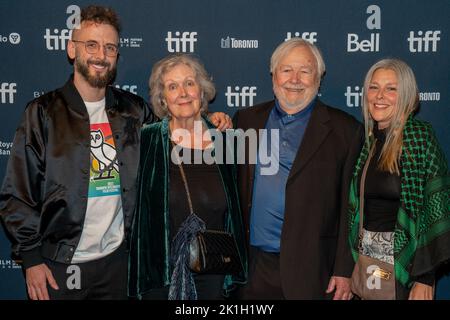 (L-R) Noah "40" James Shebib, Tedde Moore, Donald Shebib, and Suzanna ...