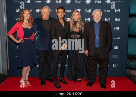 (L-R) Art Hindle, Ashley Bryant, and Donald Shebib attend the "Nightalk ...