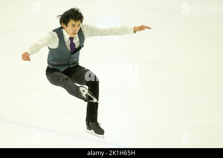 Koshiro SHIMADA (Jpn), men free skating during 2022 ISU Challenger ...