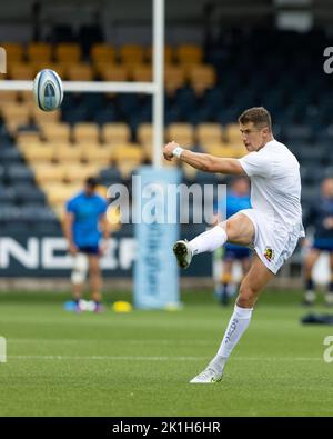 Exeter Chiefs' Harvey Skinner during the Gallagher PREM match at Sandy ...