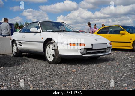 Exeter, UK-August 2022: 1991 Toyota MR2 at a classic car show at ...