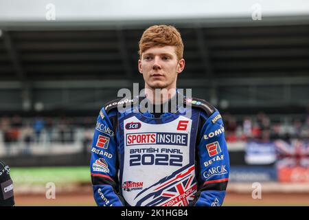 Daniel Bewley. 2022 British speedway Champion. British Final at the ...