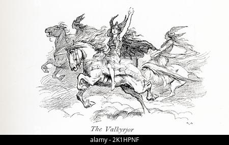 WOTAN AND VALHALLA Stock Photo - Alamy
