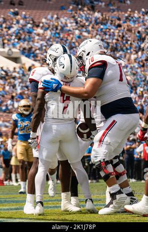 South Alabama Jaguars wide receiver Caullin Lacy (4) runs a touchdown during the first half of ...
