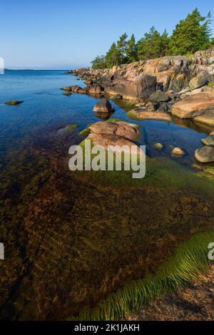 Tulliniemi Nature Trail in Hanko leading to the southernmost point of ...