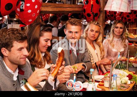from left: Thomas Mueller (Football, Germany), Bjoern Gulden (CEO ...