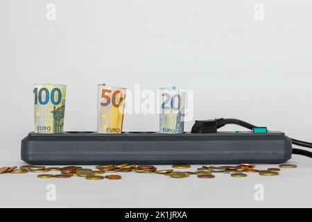 Inflation an rise up of energy costs Stock Photo - Alamy