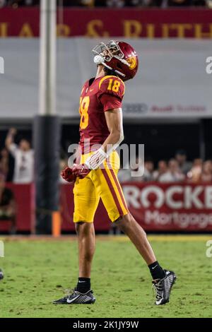 USC linebacker Eric Gentry (18) against Utah in the Pac 12 Championship ...