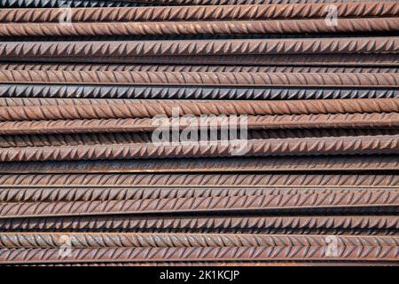 Ribbed Steel Bars Reinforcement. Reinforcing ribbed steel bar is an ...