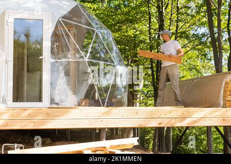 the master builds the dome, private and multi-storey buildings Stock ...