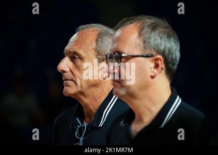 Ettore Messina, head coach EA7 Emporio Armani Olimpia Milano during EA7 ...