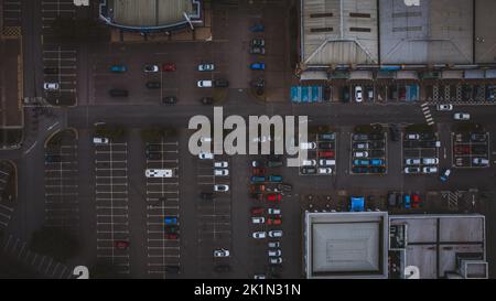 Ariel view from car park Stock Photo - Alamy