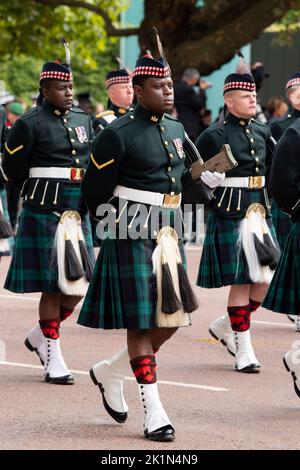 Images of the armed services during The Queen Elizabeth II state ...